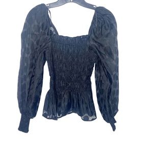 Y.A.S. | Tops | Yas Yasola Top Ruched Corset Balloon Sleeve Size Xs D ...